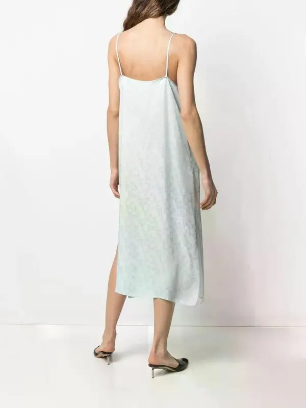 Palm Angels Monogram-print Slip Dress