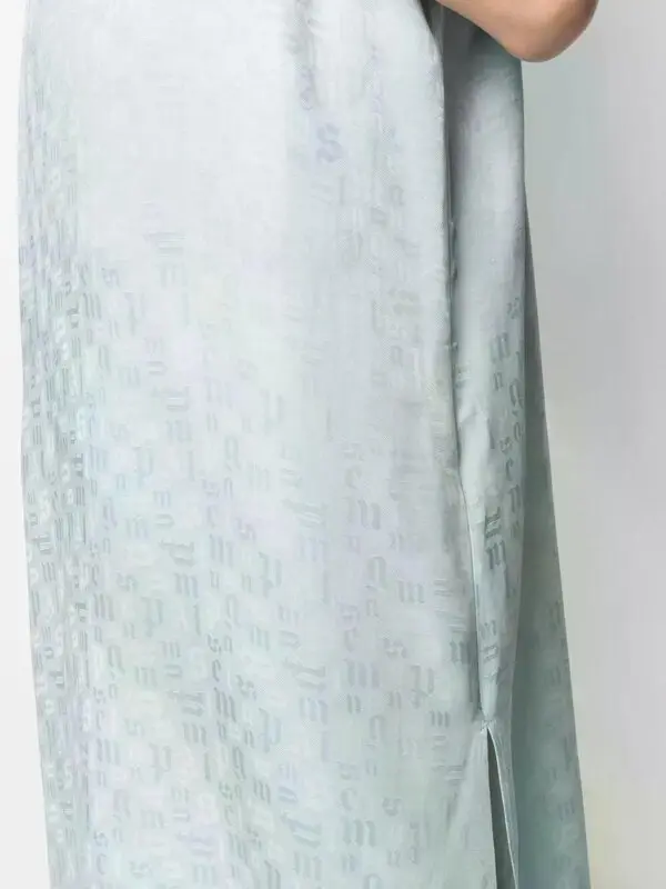Palm Angels Monogram-print Slip Dress