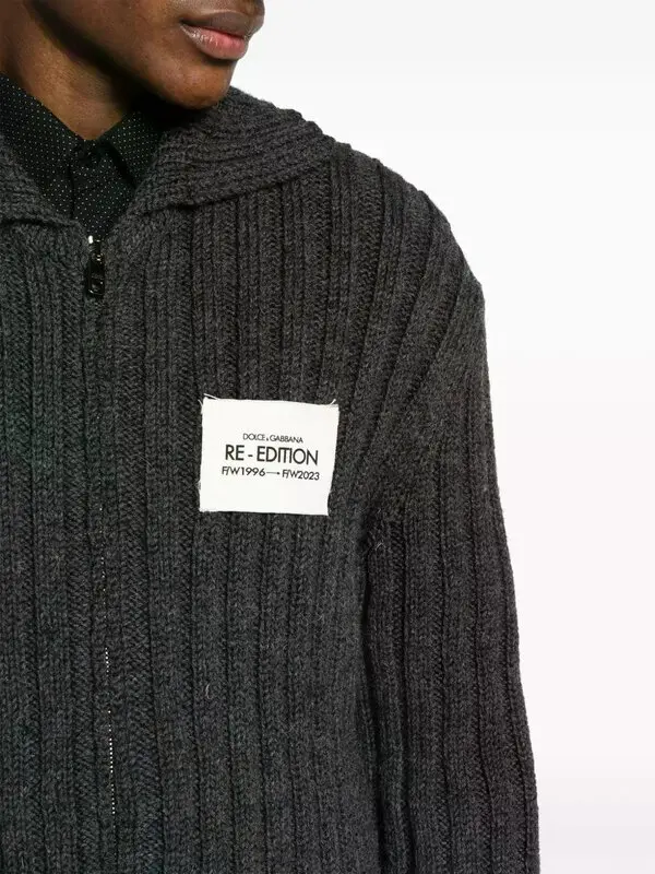 Dolce & Gabbana Re-edition Virgin Wool Cardigan