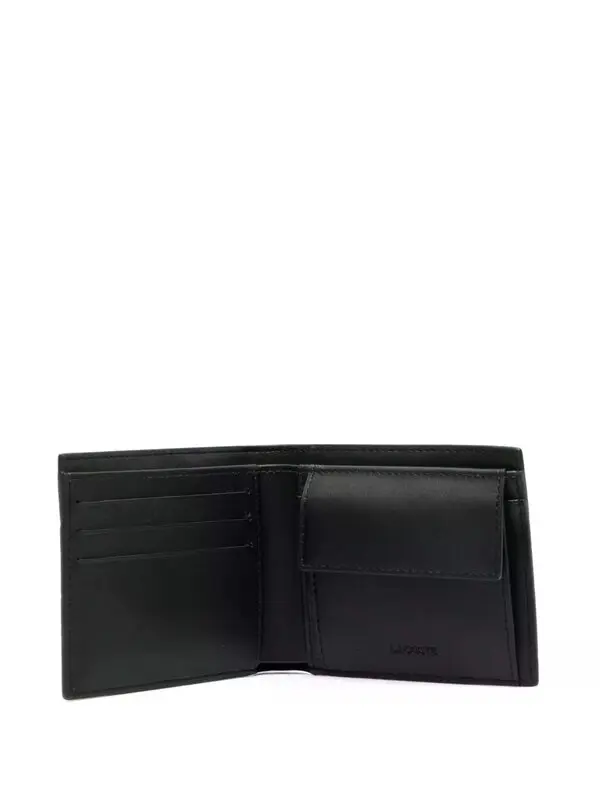 Lacoste Logo-plaque Leather Wallet
