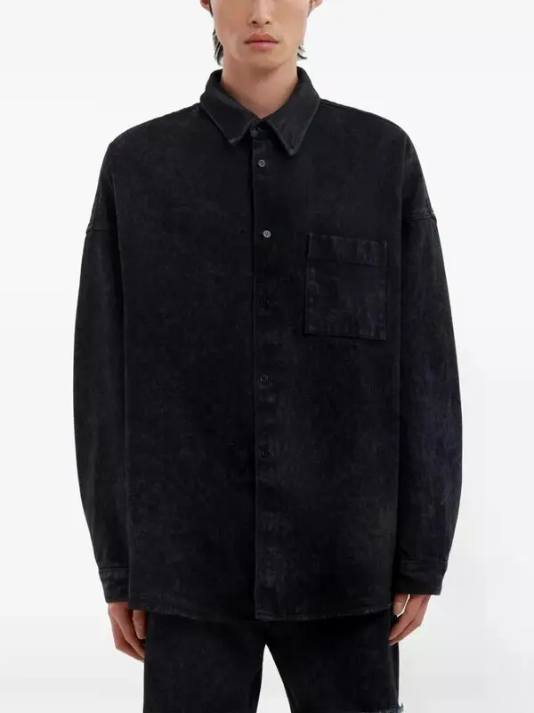 Marni Logo-patch Cotton Shirt