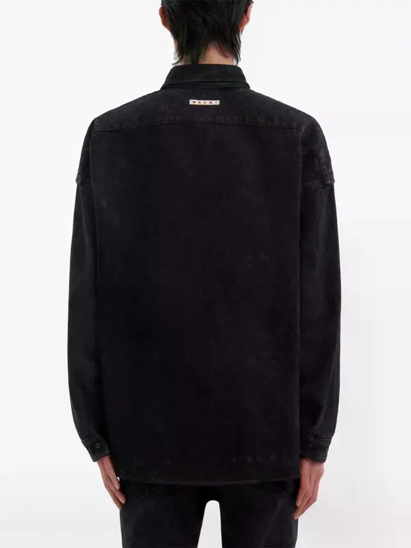 Marni Logo-patch Cotton Shirt