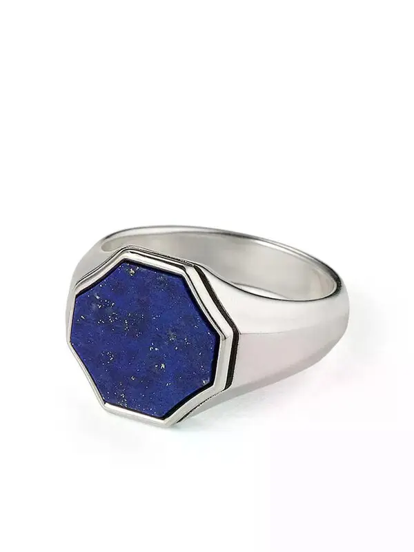 Emanuele Bicocchi Hex Signet Ring - Silver