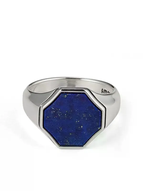 Emanuele Bicocchi Hex Signet Ring - Silver