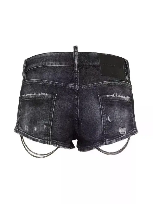 Dsquared2 Chain Denim Hot Pants