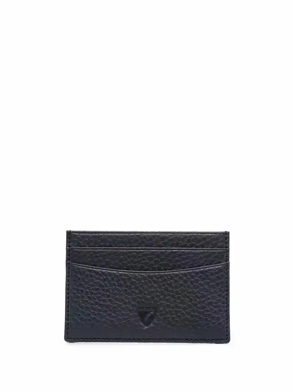 ASPINAL OF LONDON Grain Leather Card Holder - Blue