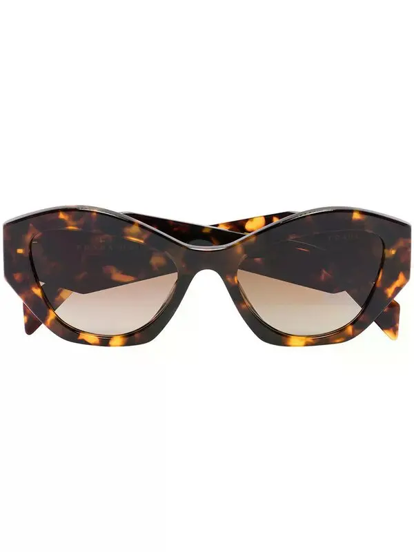 Prada Tortoiseshell Cat-eye Sunglasses - Brown
