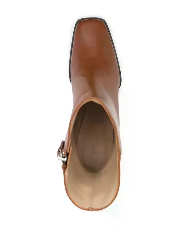 WANDLER Square-toe 90mm Ankle Boots