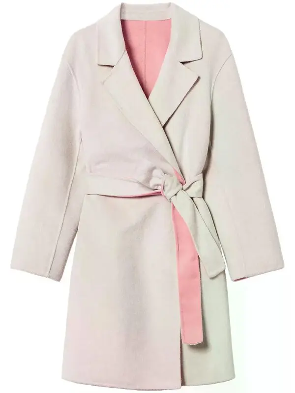 TWINSET Reversible Coat With Detachable Belt