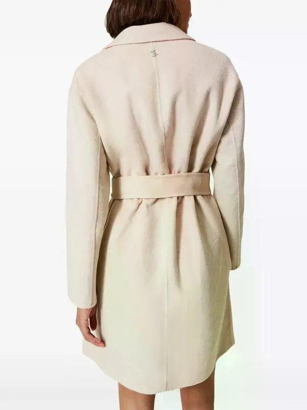 TWINSET Reversible Coat With Detachable Belt