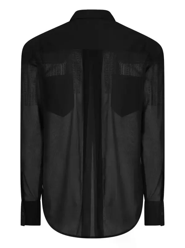 Dsquared2 Fringed Panelled Shirt