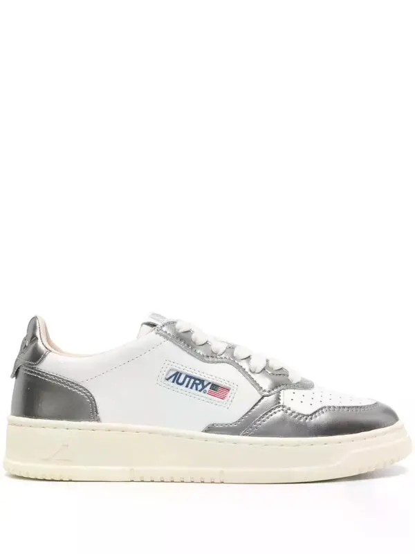 AUTRY Medalist Leather Sneakers - Grey