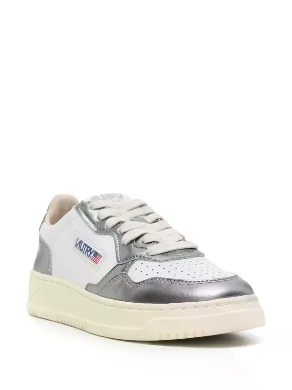 AUTRY Medalist Leather Sneakers - Grey