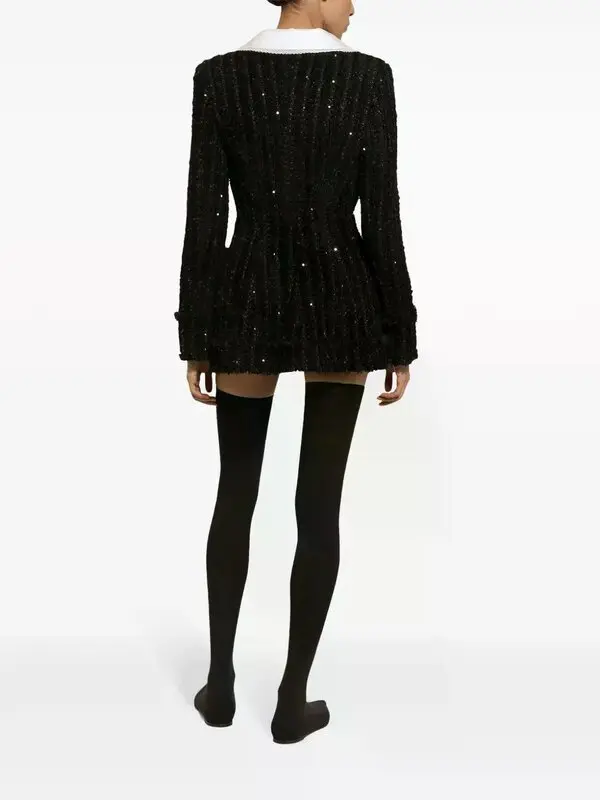 Dolce & Gabbana Sequinned Tweed Jacket
