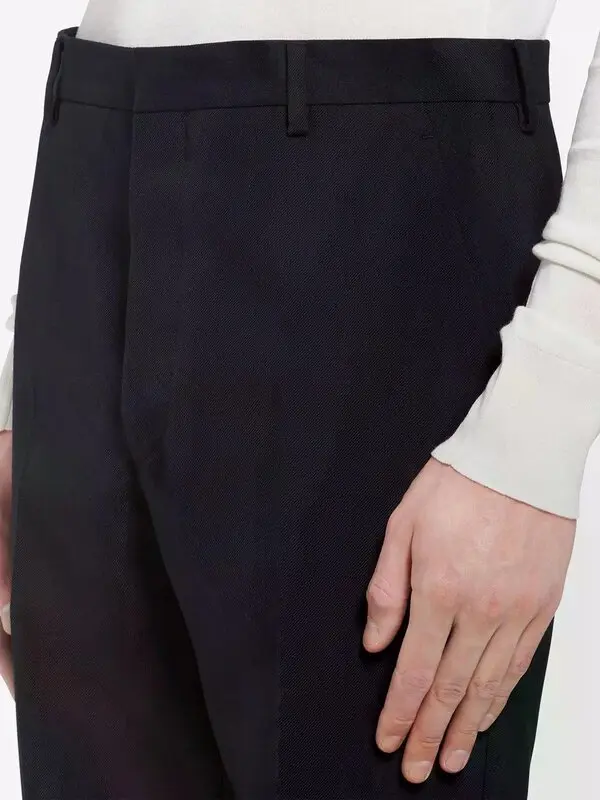 Prada Pressed-crease Tailored Trousers