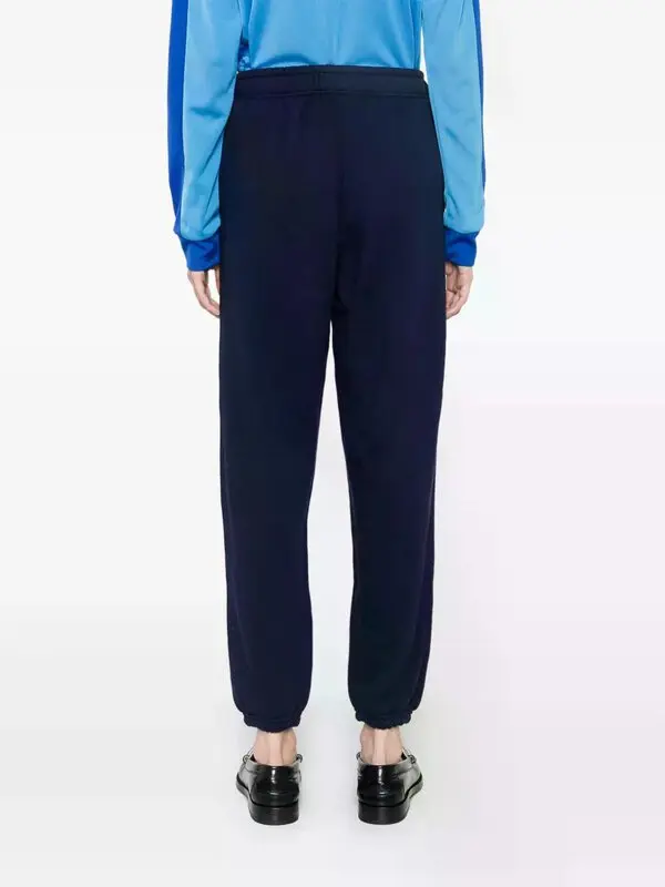 Polo Ralph Lauren Navy Cotton Jersey Sweatpants With Embroidered Polo Pony