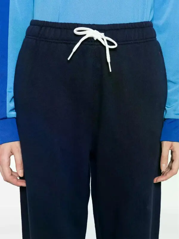 Polo Ralph Lauren Navy Cotton Jersey Sweatpants With Embroidered Polo Pony