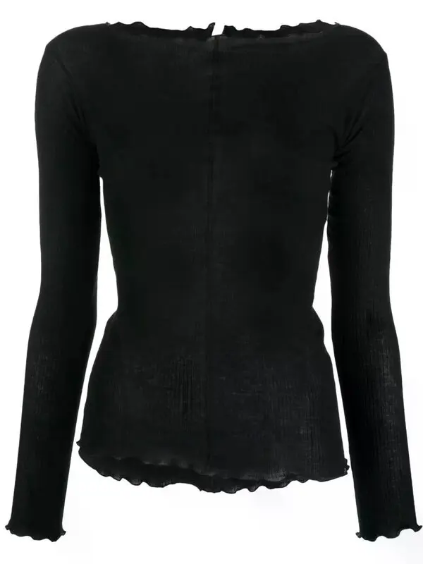 BASERANGE Pama Boat-neck Organic Cotton Top