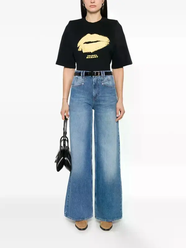 Isabel Marant Étoile Lemony Wide-leg Jeans