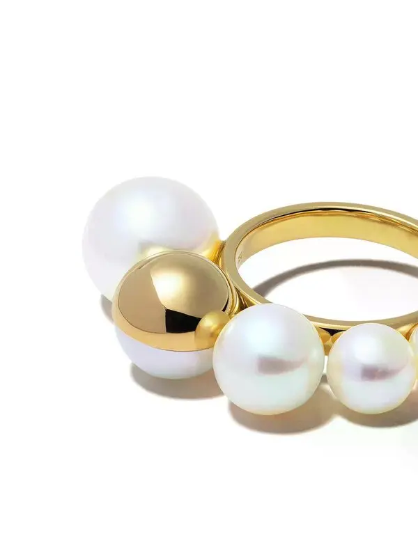 TASAKI 18kt Yellow And Shell Ring