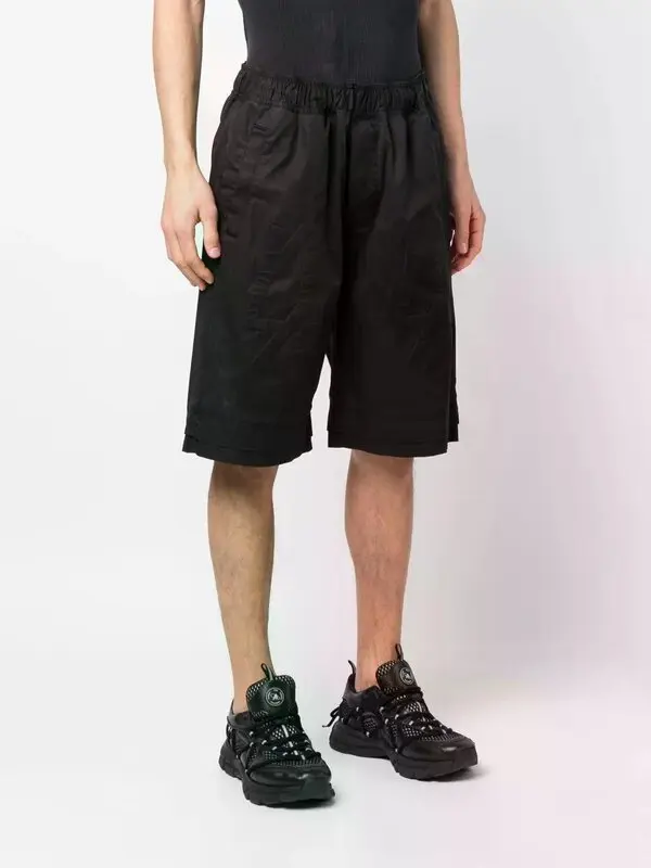 44 LABEL GROUP Embossed-logo Knee-length Shorts