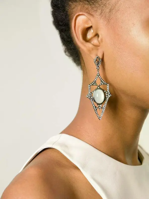 LOREE RODKIN 18kt Gold 'kaleidoscope' Diamond Earrings