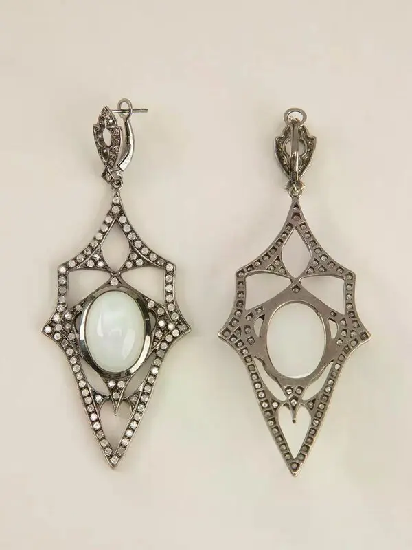 LOREE RODKIN 18kt Gold 'kaleidoscope' Diamond Earrings