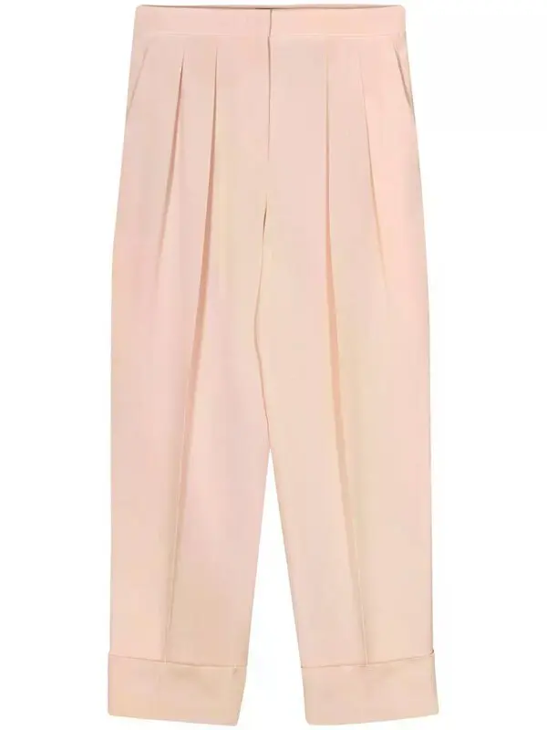 Giorgio Armani Glitter-detail Silk Trousers