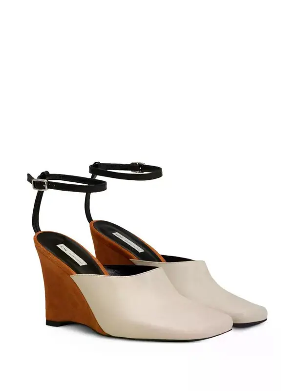 AMI Paris 85mm Wedge Mules