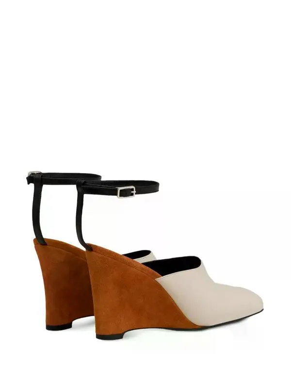 AMI Paris 85mm Wedge Mules