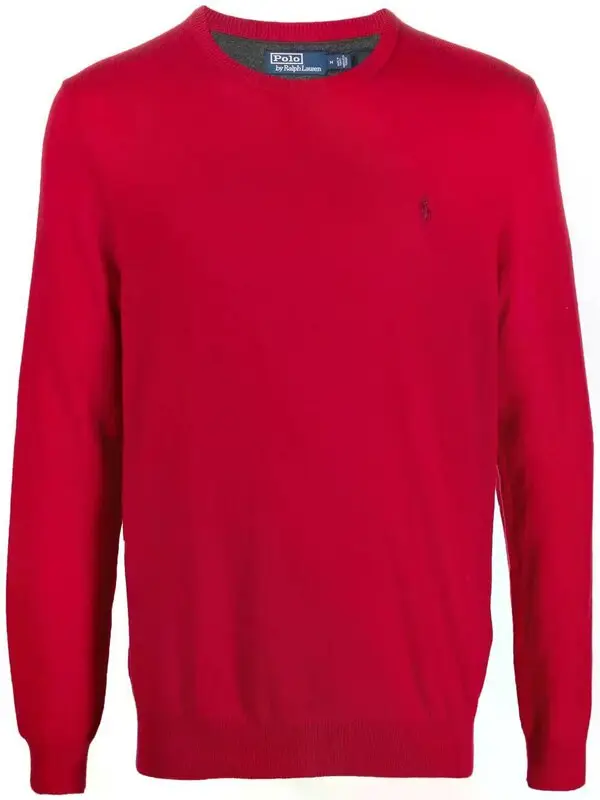 Polo Ralph Lauren Embroidered Jumper - Red