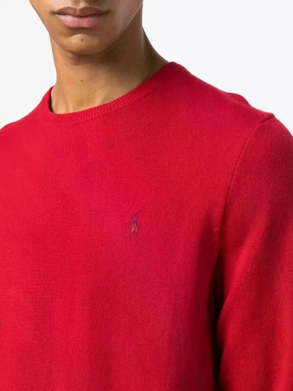 Polo Ralph Lauren Embroidered Jumper - Red