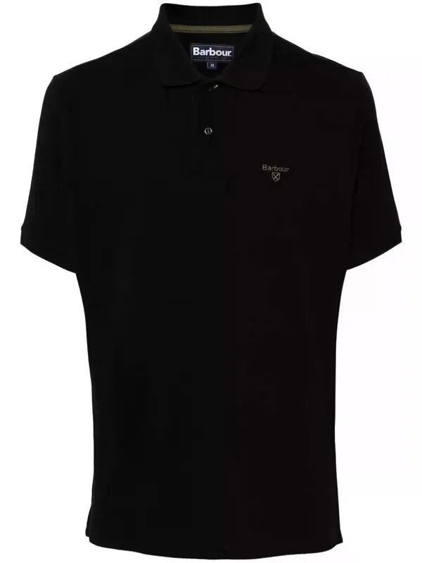 Barbour Logo-embroidered Cotton Polo Shirt