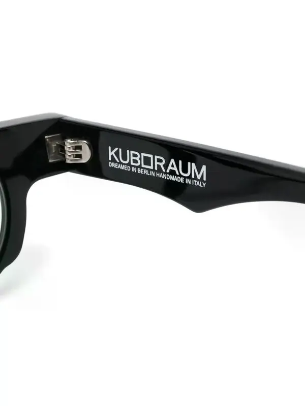 KUBORAUM Round-frame Glasses - Black