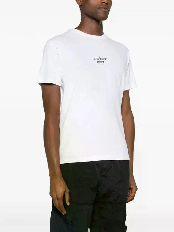 Stone Island Logo-print Cotton T-shirt