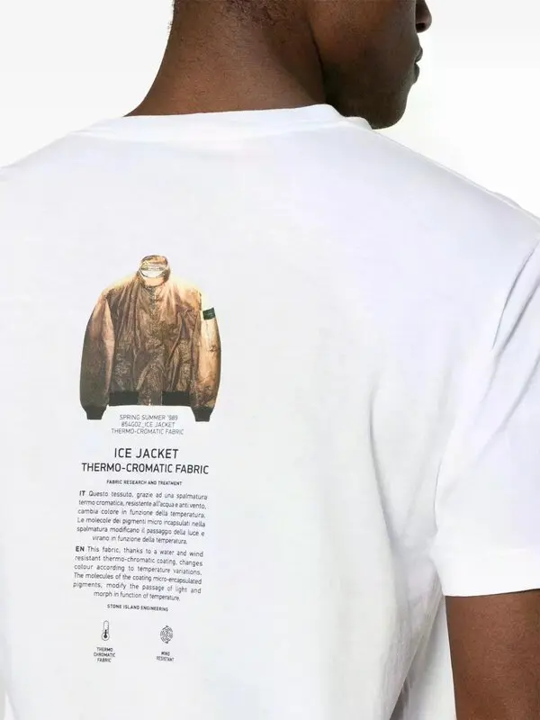 Stone Island Logo-print Cotton T-shirt