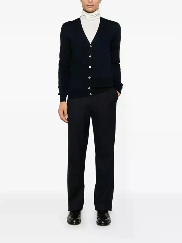 FILERIA Fine-knit Virgin Wool Cardigan