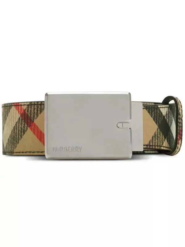 Burberry Reversible Check B-cut Belt