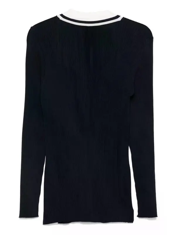 Alberta Ferretti Contrast-trim Jumper