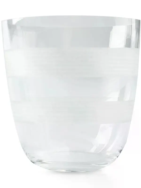 CARLO MORETTI Striped Water Glass - White