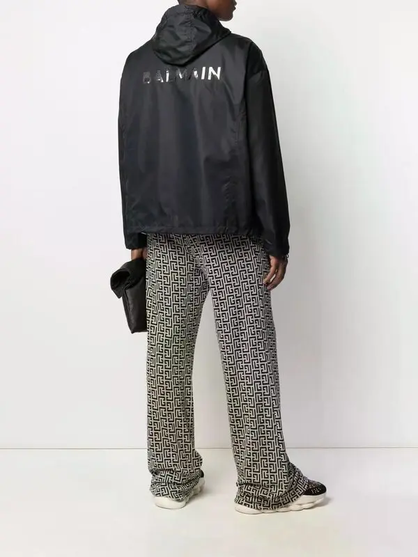 Balmain Logo-print Hooded Jacket