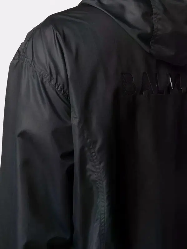 Balmain Logo-print Hooded Jacket