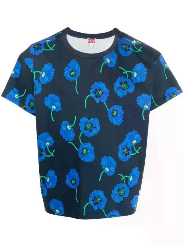 Kenzo Floral-print Cotton T-shirt