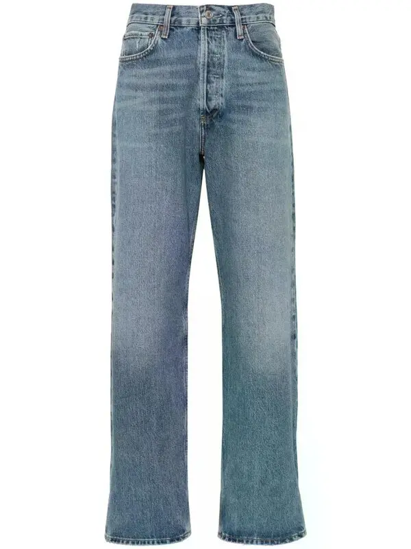 AGOLDE Fran Mid-rise Straight-leg Jeans