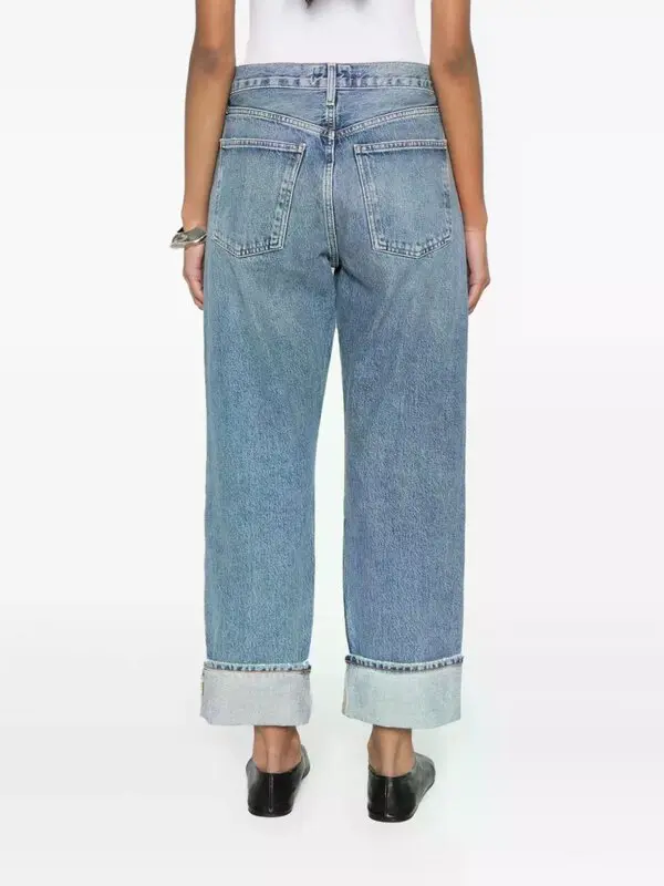 AGOLDE Fran Mid-rise Straight-leg Jeans