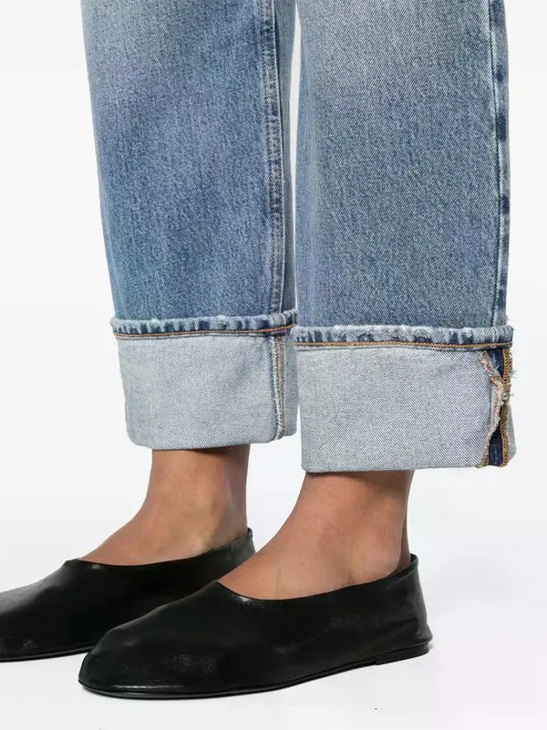 AGOLDE Fran Mid-rise Straight-leg Jeans