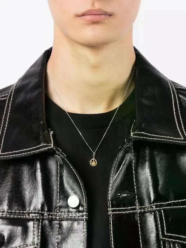 TRUE ROCKS Marijuana Leaf Pendant Necklace
