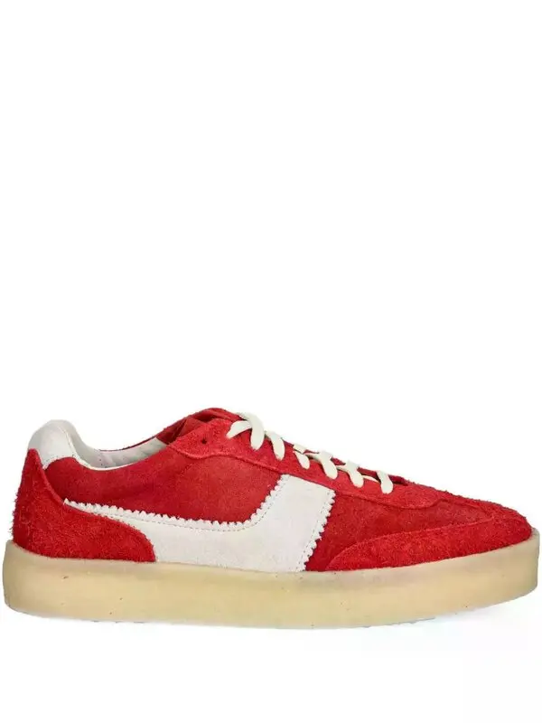 Clarks Tor 80 Suede Sneakers - Red