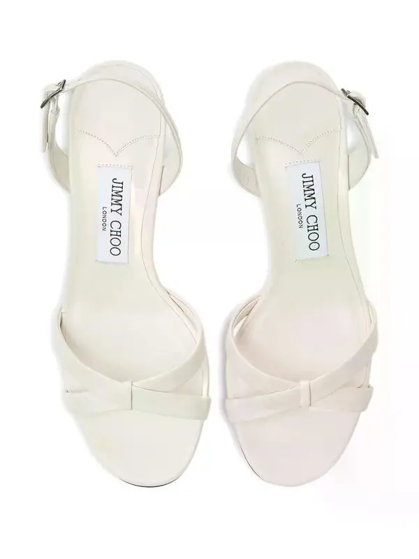 JIMMY CHOO Nappa Leather Elsy 65mm Sandals