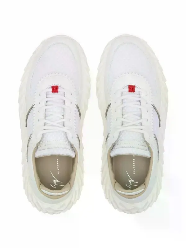 GIUSEPPE ZANOTTI Urchin Calf Leather Sneakers - White